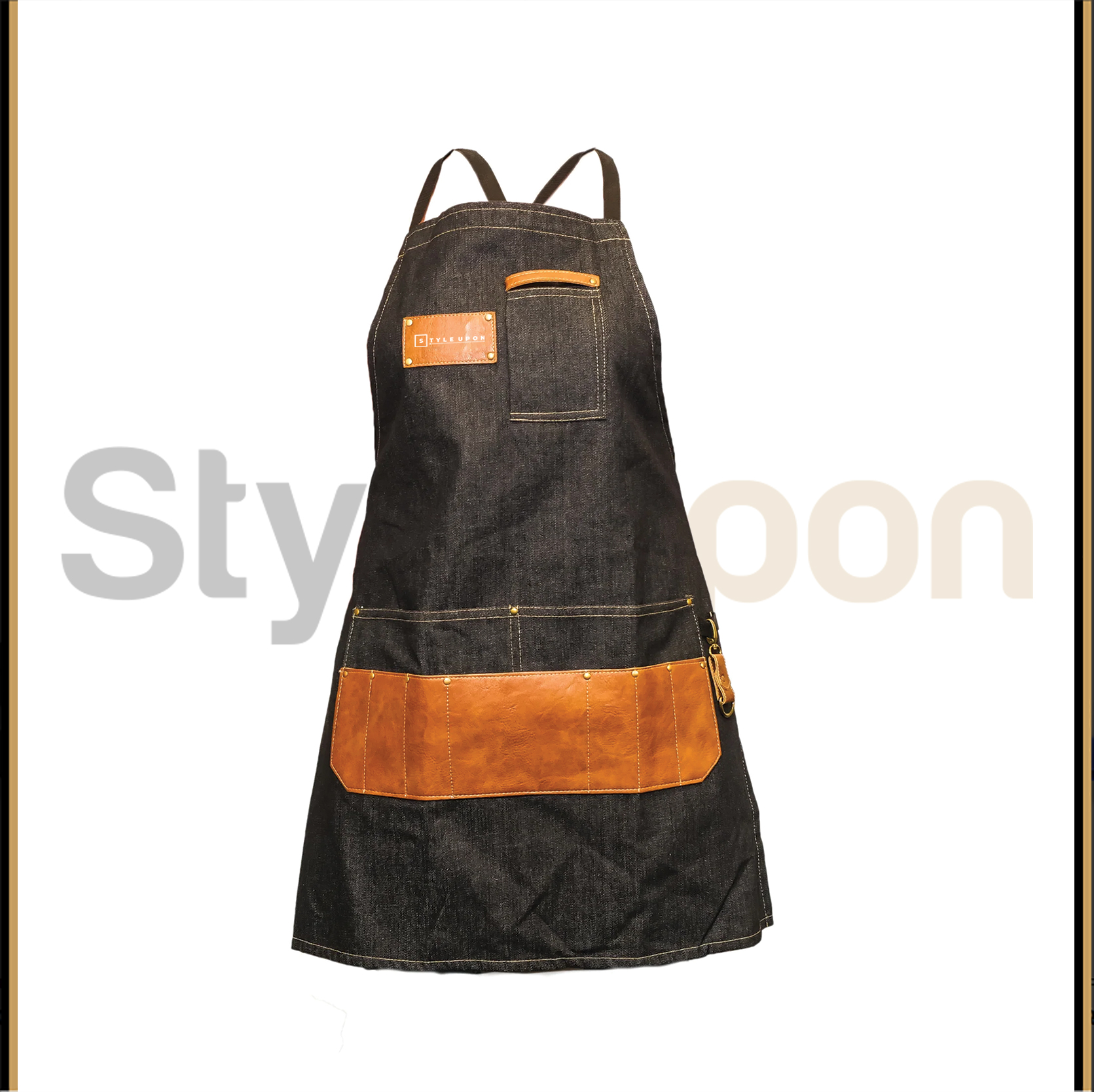 Barber Apron Black Denim – For Professional Buy Professional